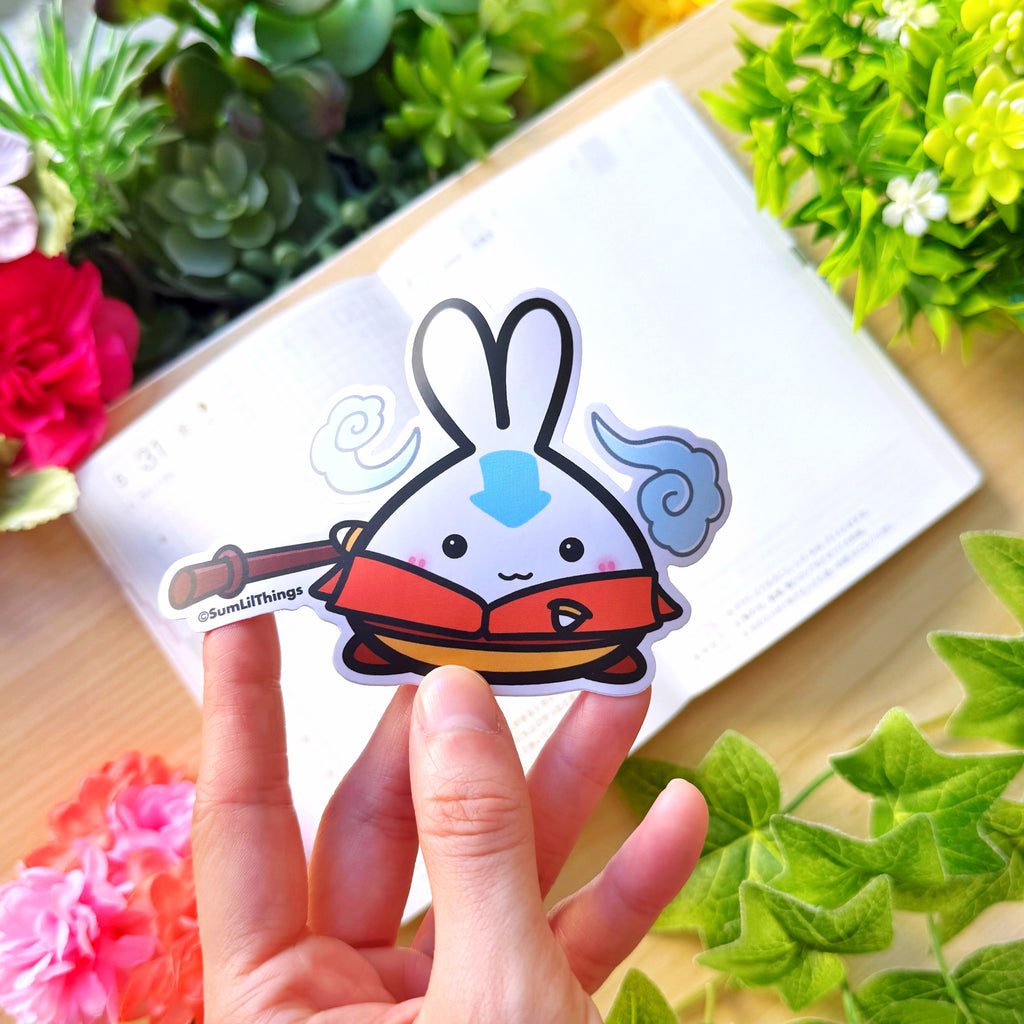 Vinyl Sticker - Avatar Airbender Aang – SumLilThings