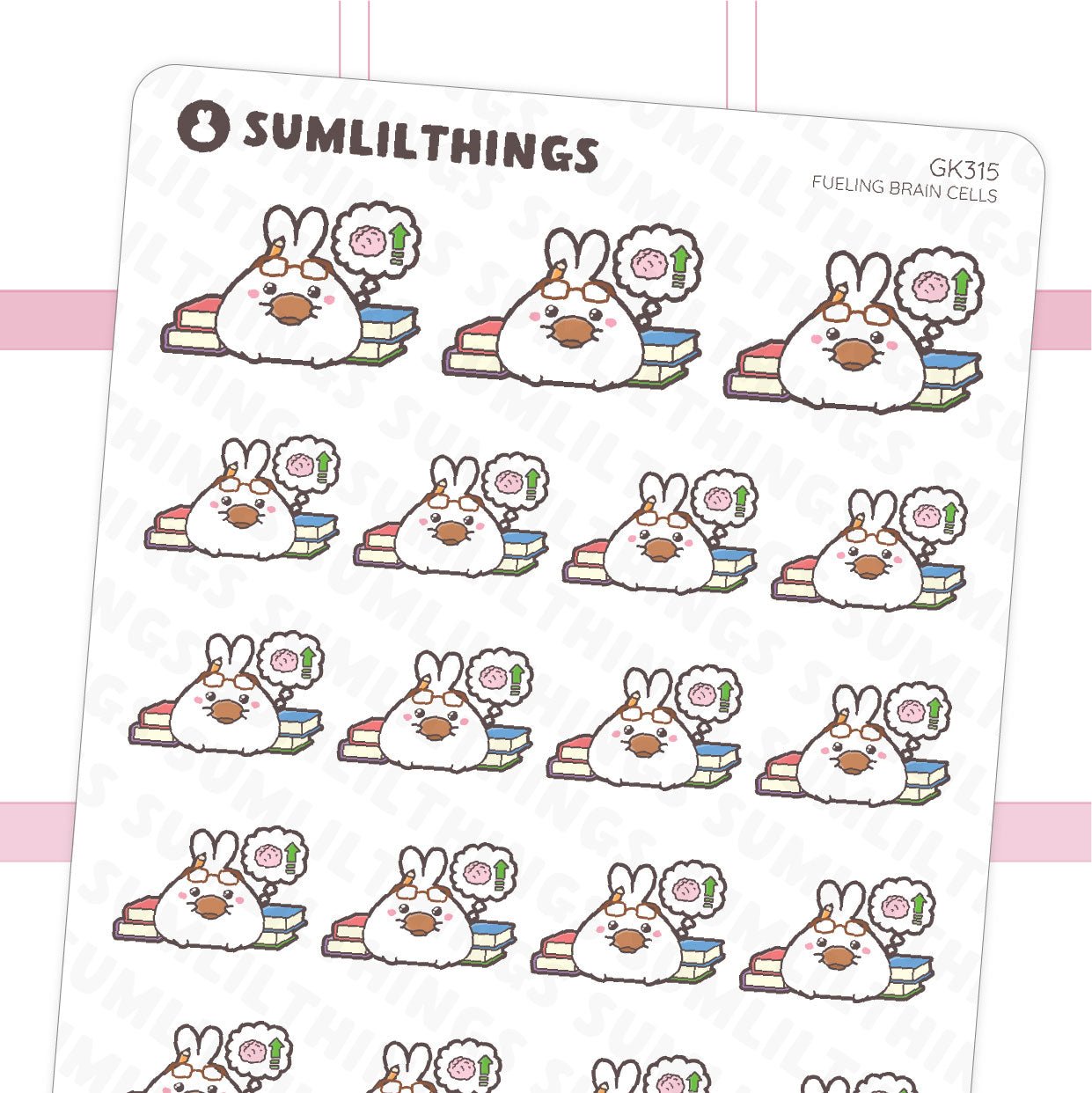 Fueling Brain Cells Stickers – SumLilThings