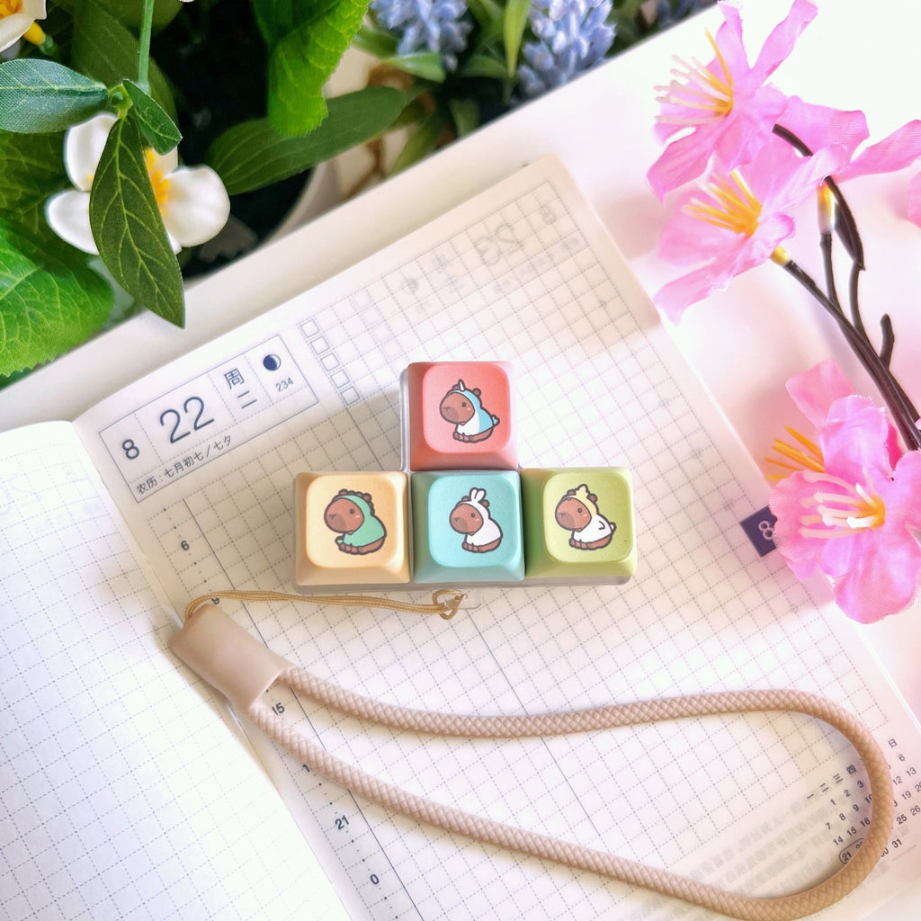 Capybara Keyboard Fidget Keychain – SumLilThings
