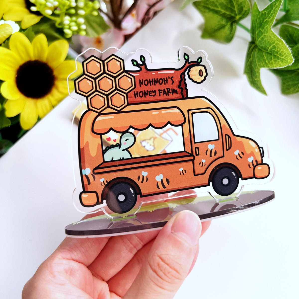 Acrylic Note Holder - Nohnoh's Honey Truck – SumLilThings