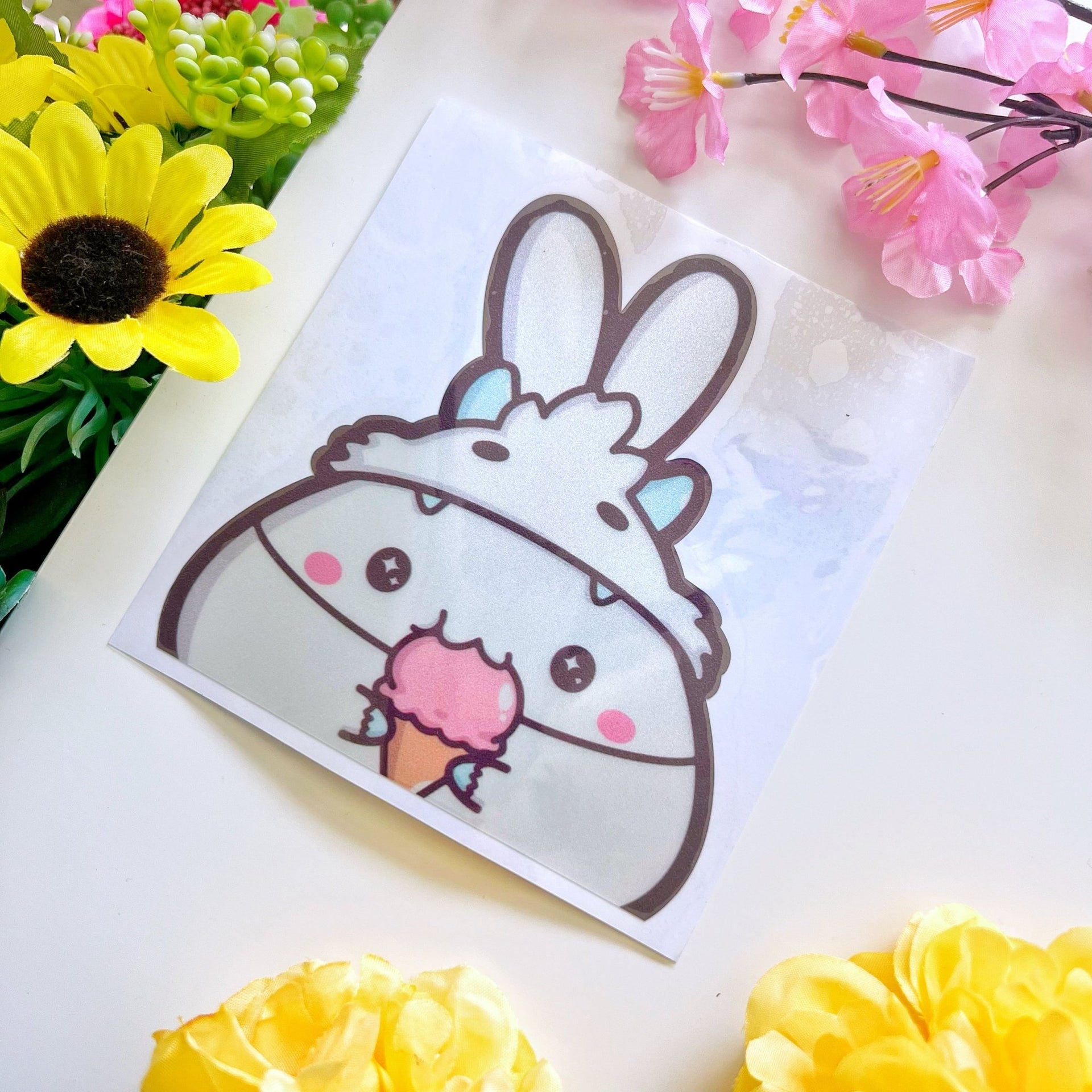 Car Decal Sticker - Peeking Yeti – SumLilThings