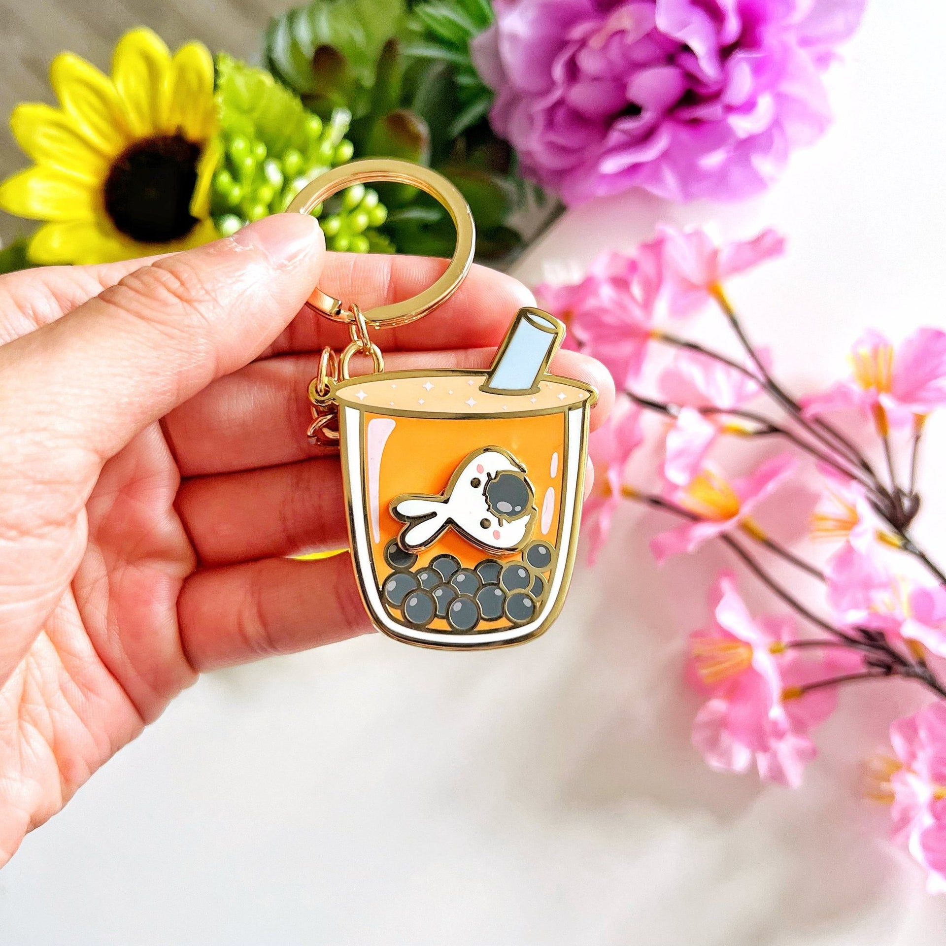 Keychain - Lil' Boba Milk Tea (Set of 4) – SumLilThings