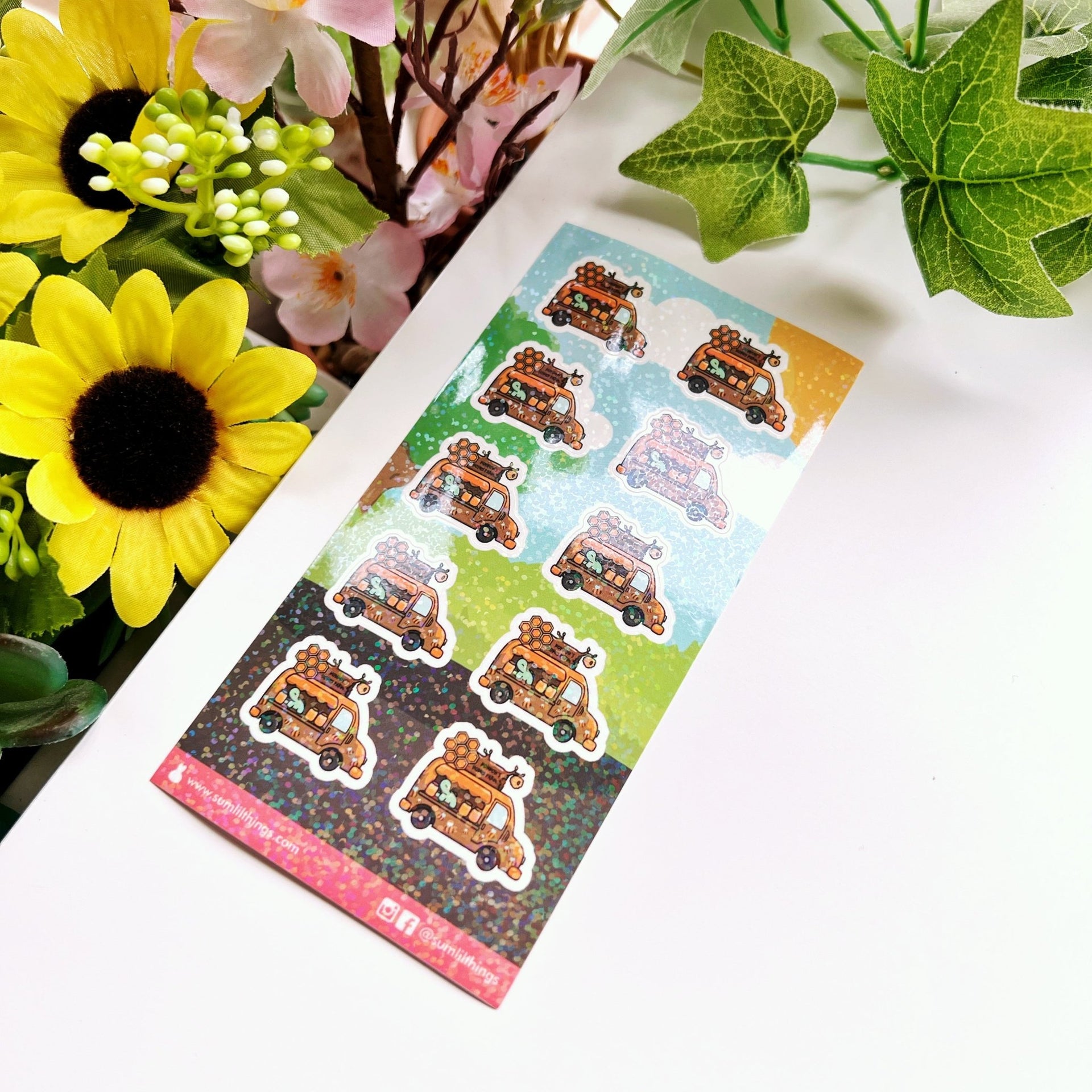 Seal Sticker - Honey Food Truck - Holographic – SumLilThings