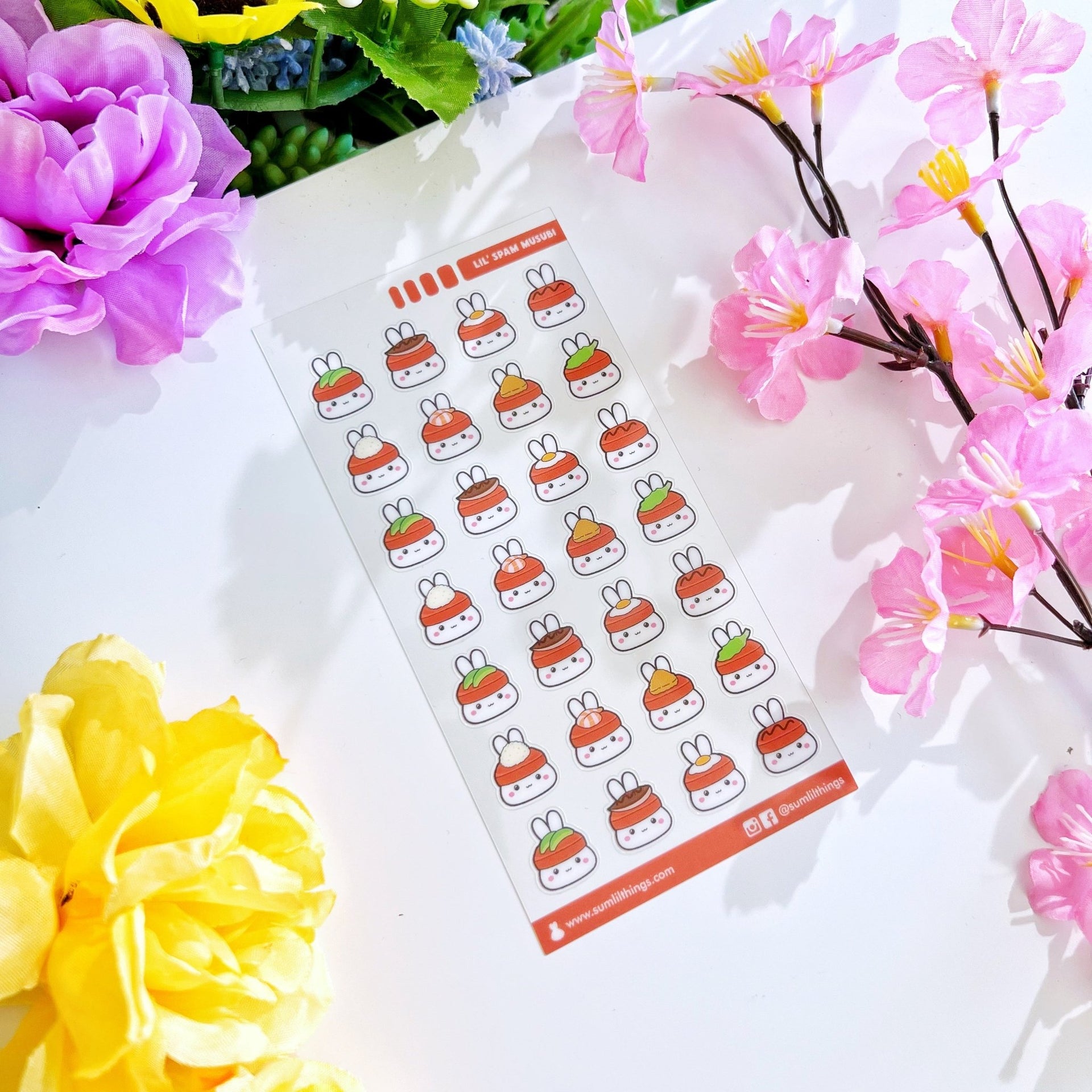 Seal Sticker - Lil' Spam Musubi - Transparent – SumLilThings