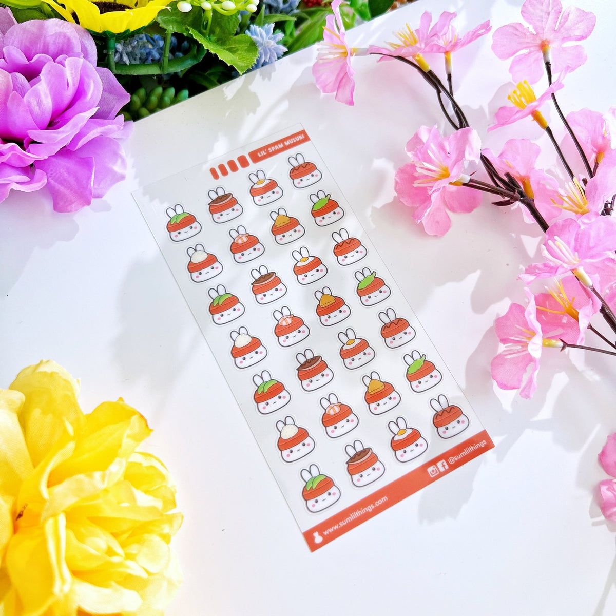 Seal Sticker - Lil' Spam Musubi - Transparent – SumLilThings