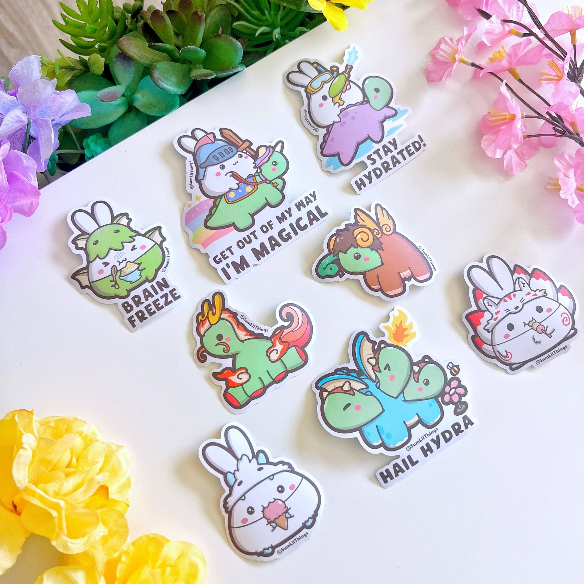 Vinyl Sticker - Mythical Creatures Series (Set of 8) – SumLilThings