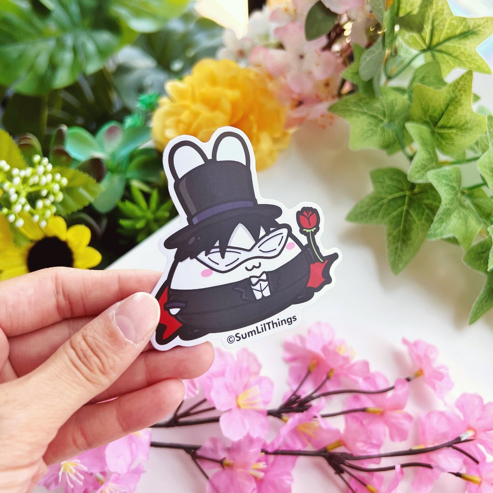 Vinyl Sticker - Tuxedo Lil Mask – SumLilThings