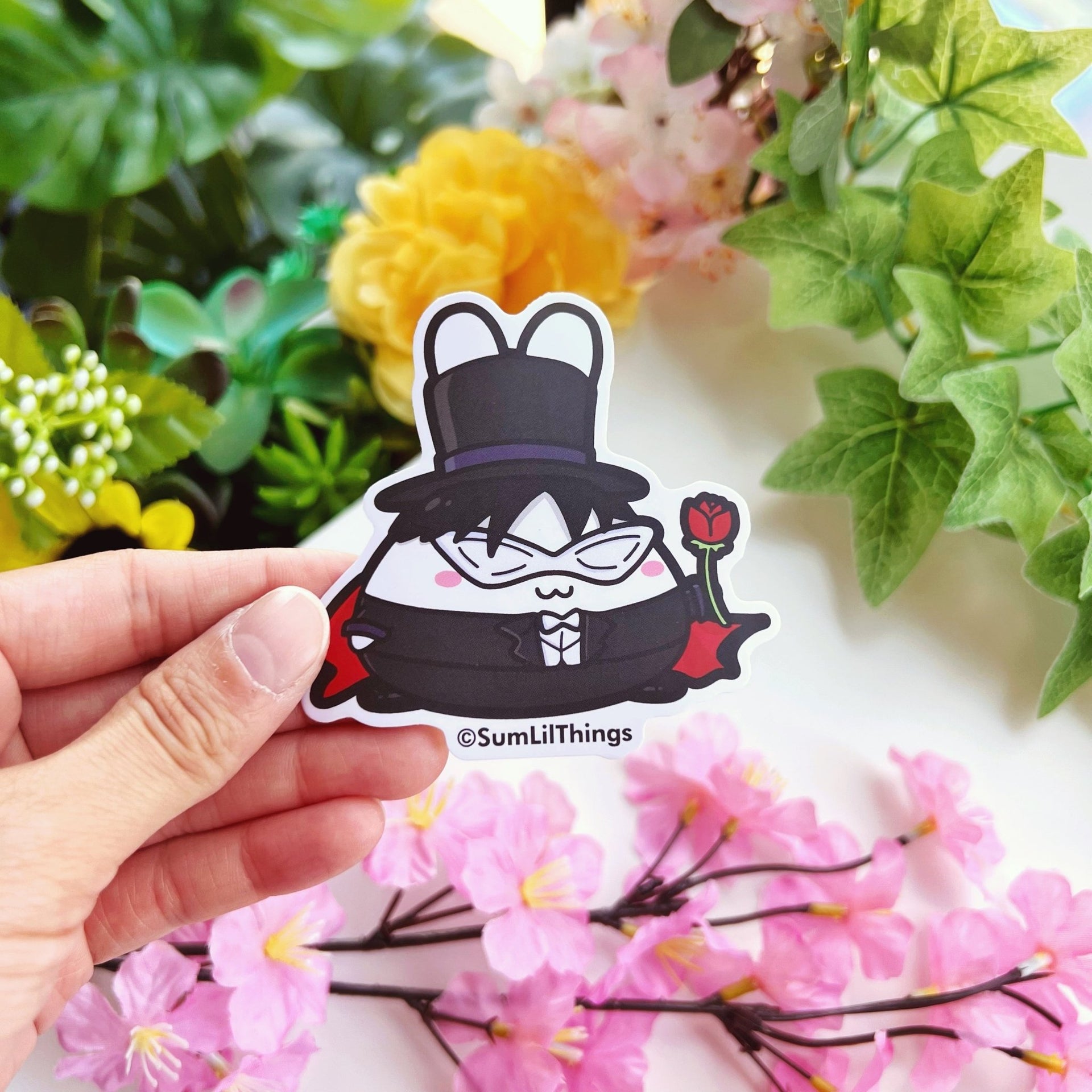 Vinyl Sticker - Tuxedo Lil Mask – SumLilThings